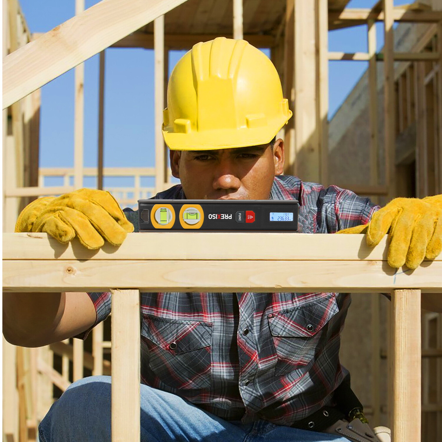 Prexiso 2 in 1 Laser Measure and Torpedo Level | Homebase