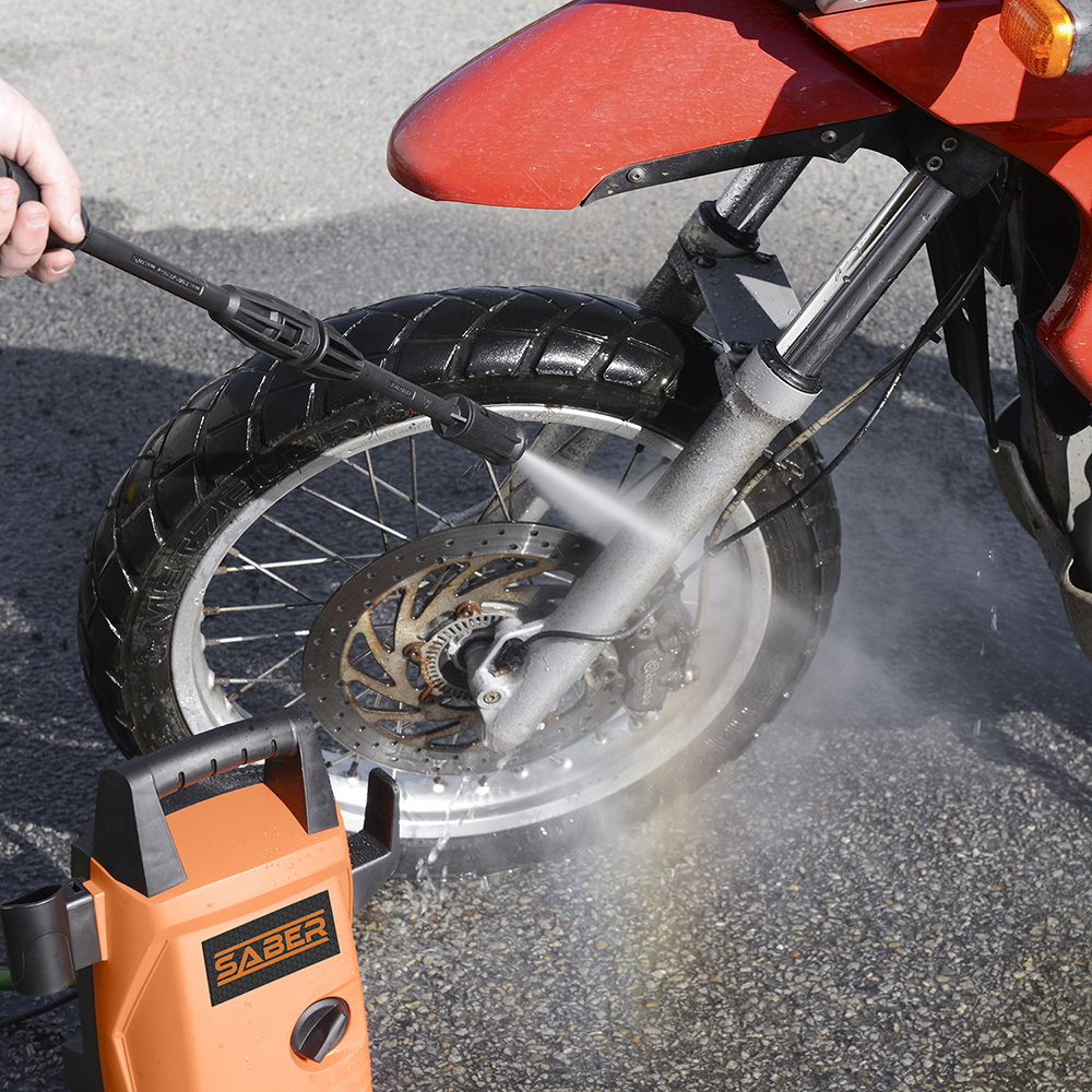 Saber Orange Pressure Washer 1400W Homebase