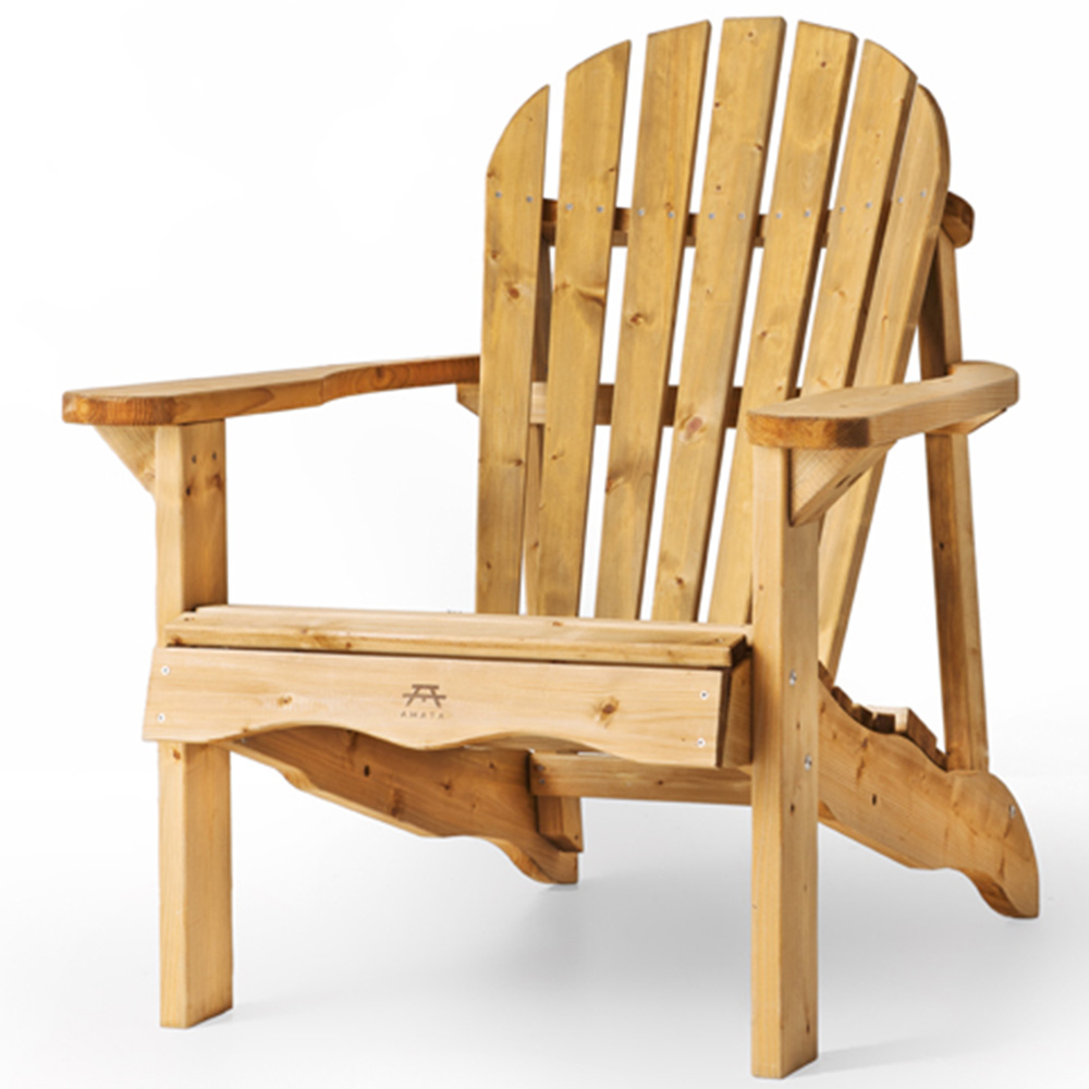 AMATA Ungurs Brown Adirondack Chair | Homebase
