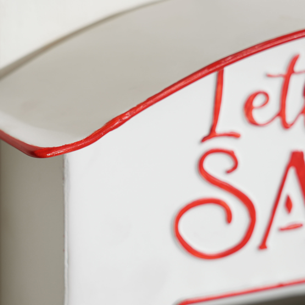 Everglow Wall Mounted Santa Post Box Christmas Decoration | Homebase