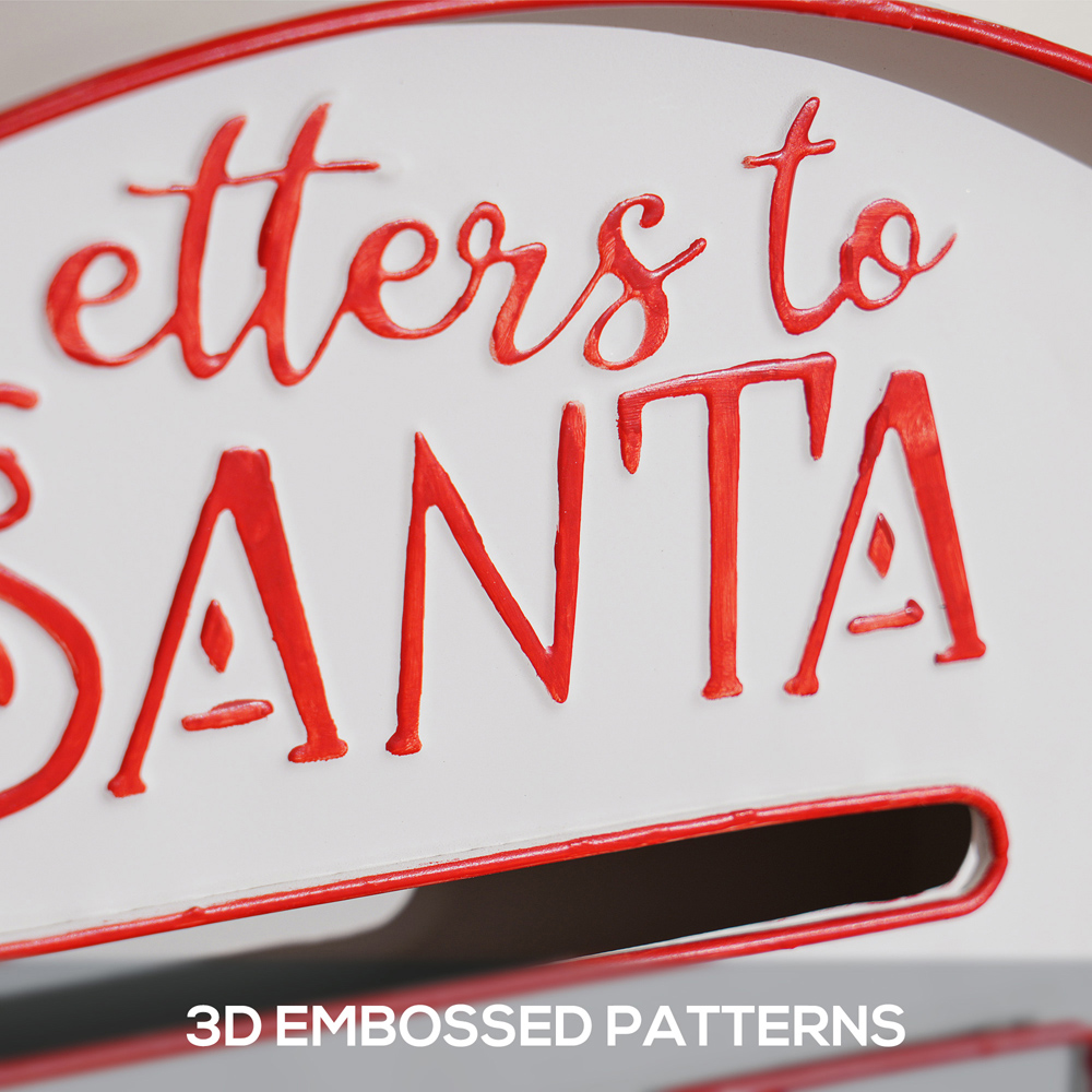 Everglow Wall Mounted Santa Post Box Christmas Decoration | Homebase