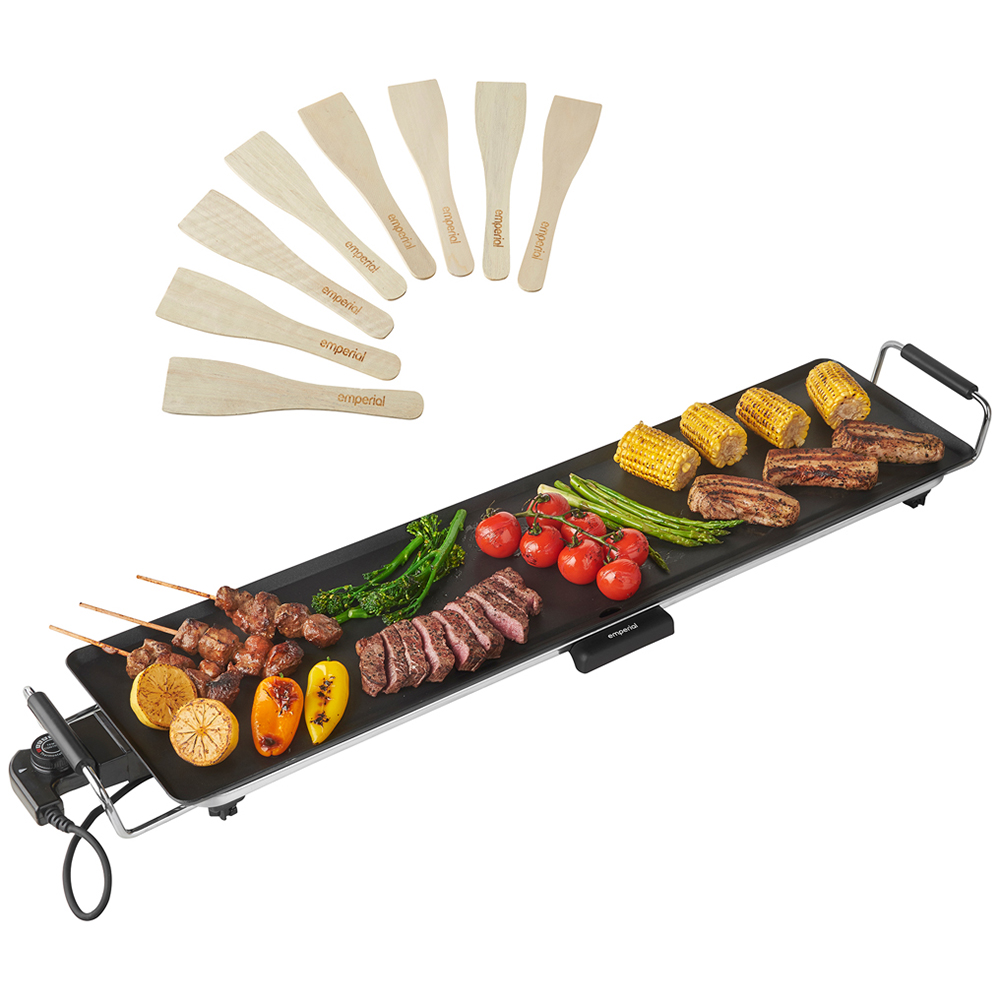 Emperial EM-TG-03 90cm Non-Stick BBQ Electric Teppanyaki Grill | Homebase