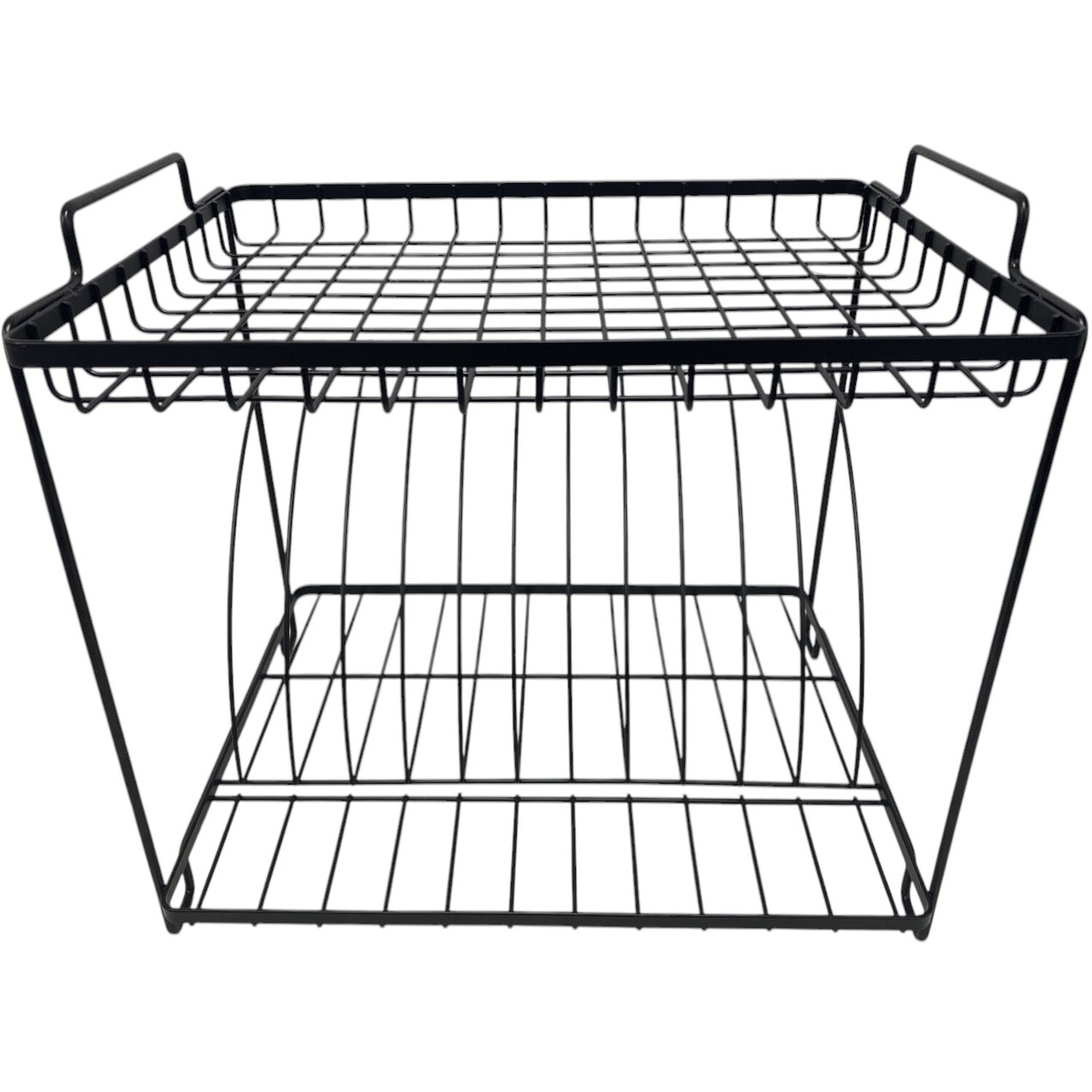 Malmo Dish Drainer 2 Tier Black | Homebase